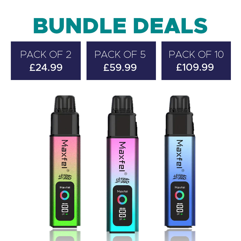 Maxfel Ultra Pro 35k Puffs Prefilled Pod Vape kit - Box of 5